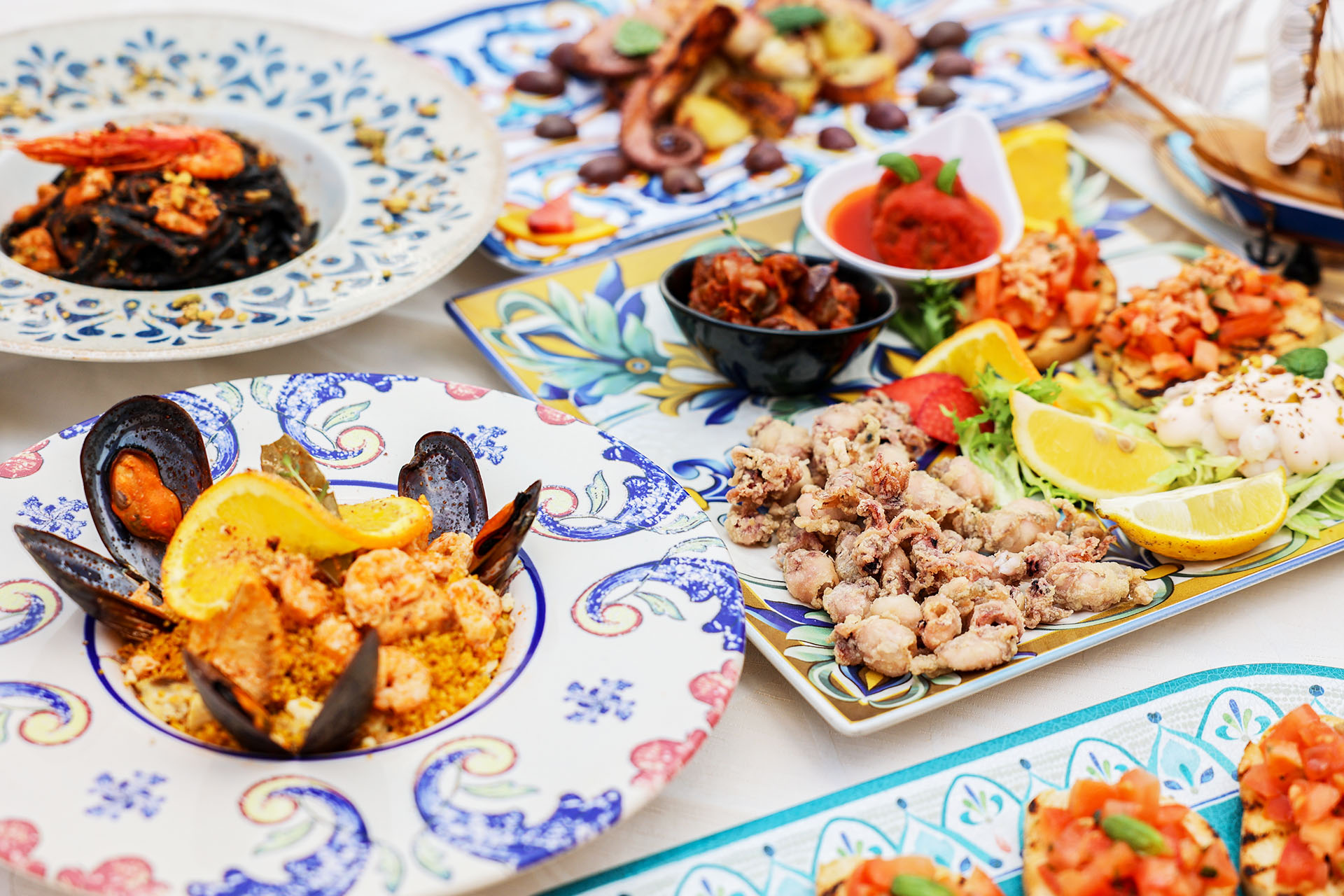 Menù a base di pesce - Ristorante Sailing